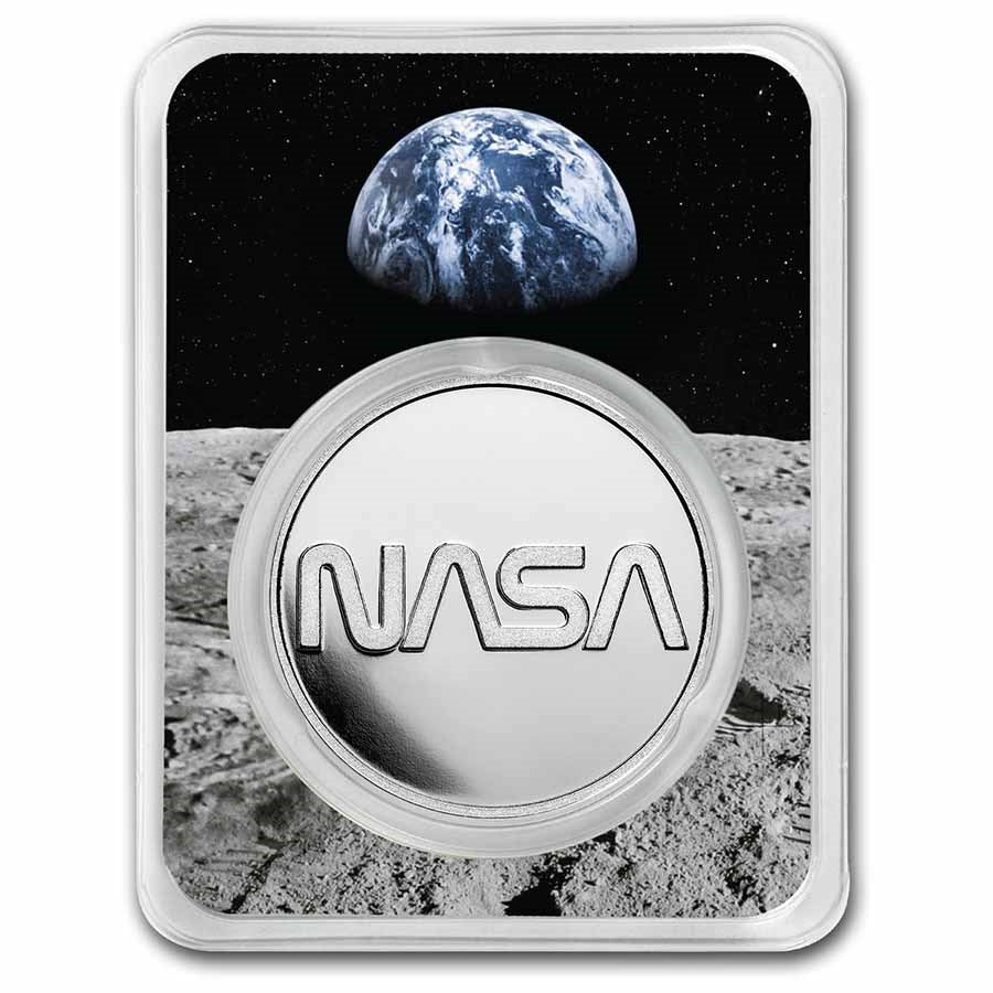 nasa silver coin