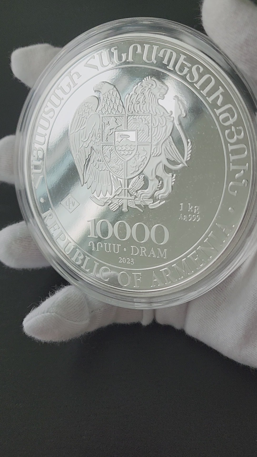 Armenia Silver 1 kilo coin Noah's Ark